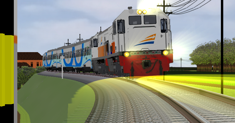 Rute OpenBVE by FikriRF06: Rute OpenBVE Indonesia Kediri-Madiun