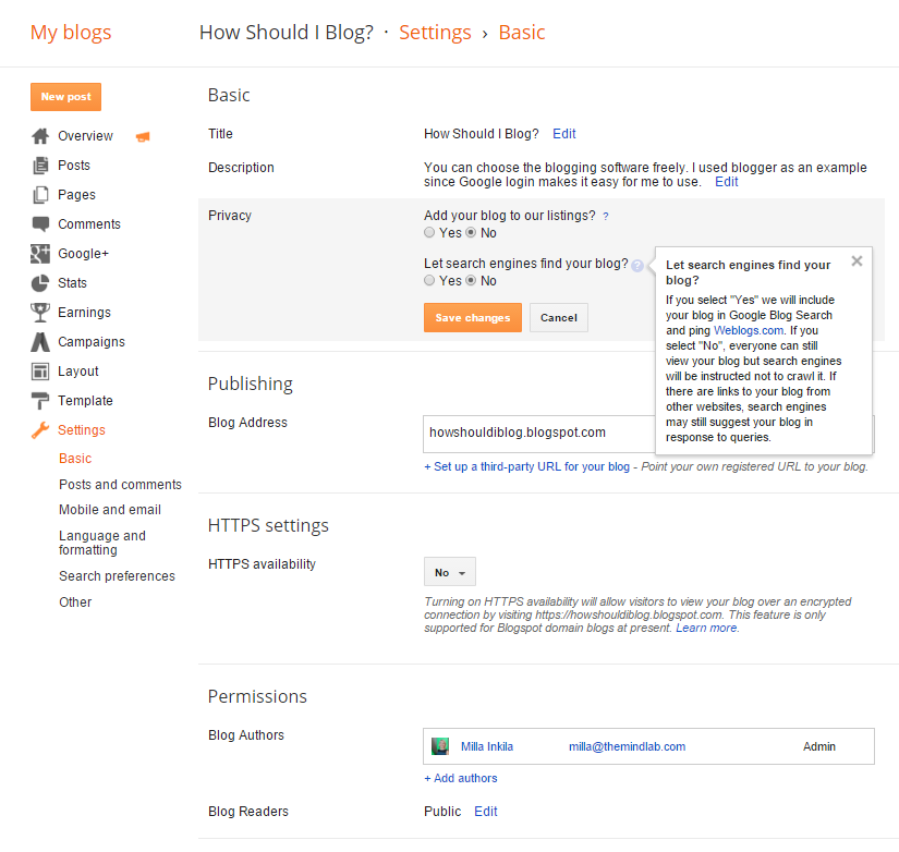 How Should I Blog?: Some privacy concerns and suggestions on how to ...