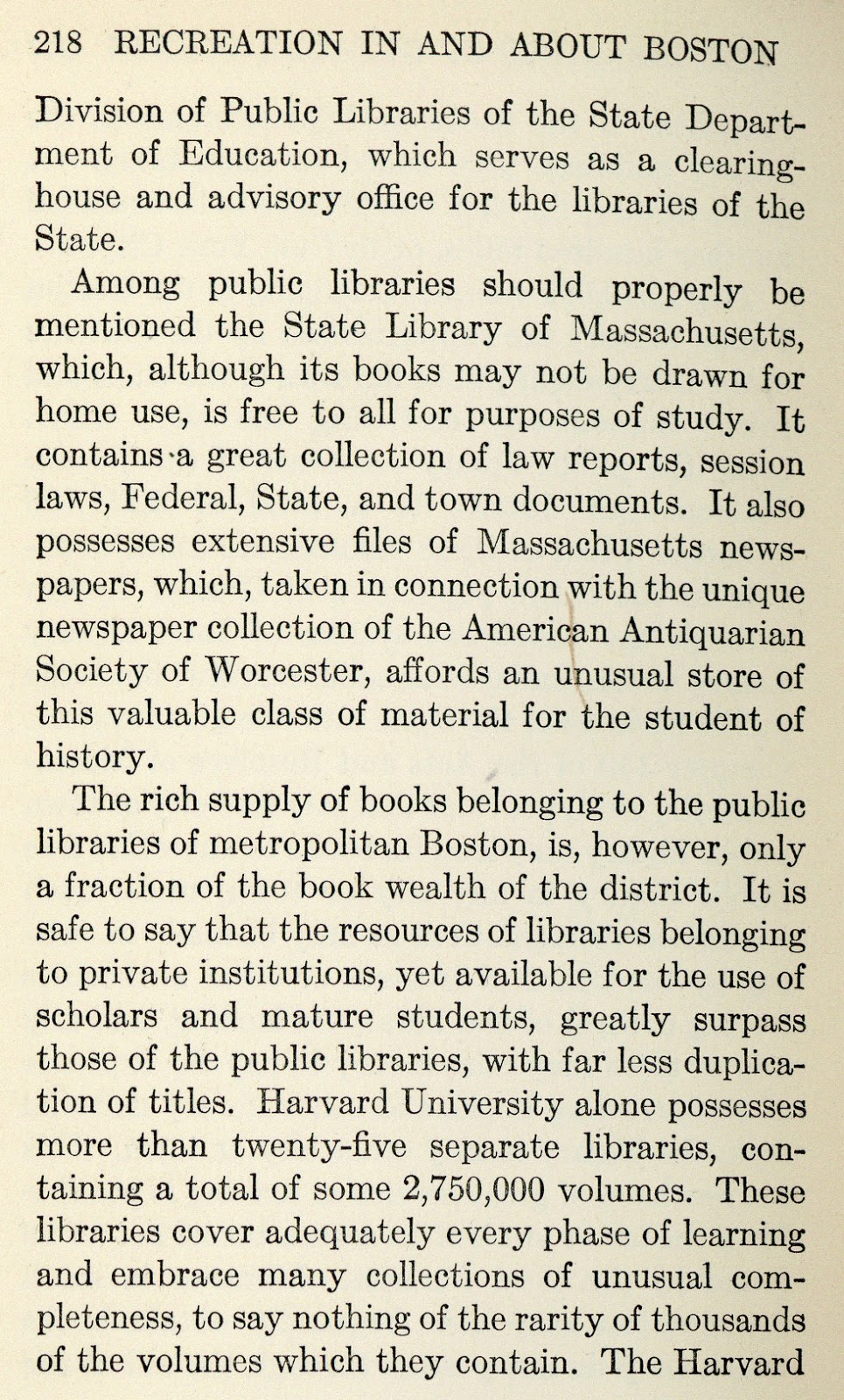 State Library of Massachusetts: 2018