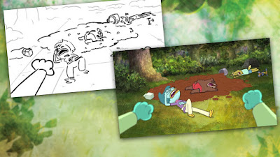 NickALive!: From Sketch to Screen: "Harvey Beaks" Episode "Harvey ...