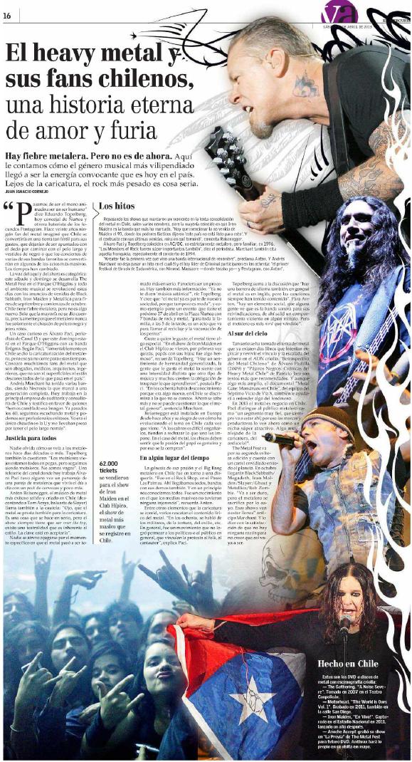 PUROCHILE: El heavy metal y sus fans chilenos, una historia eterna de ...