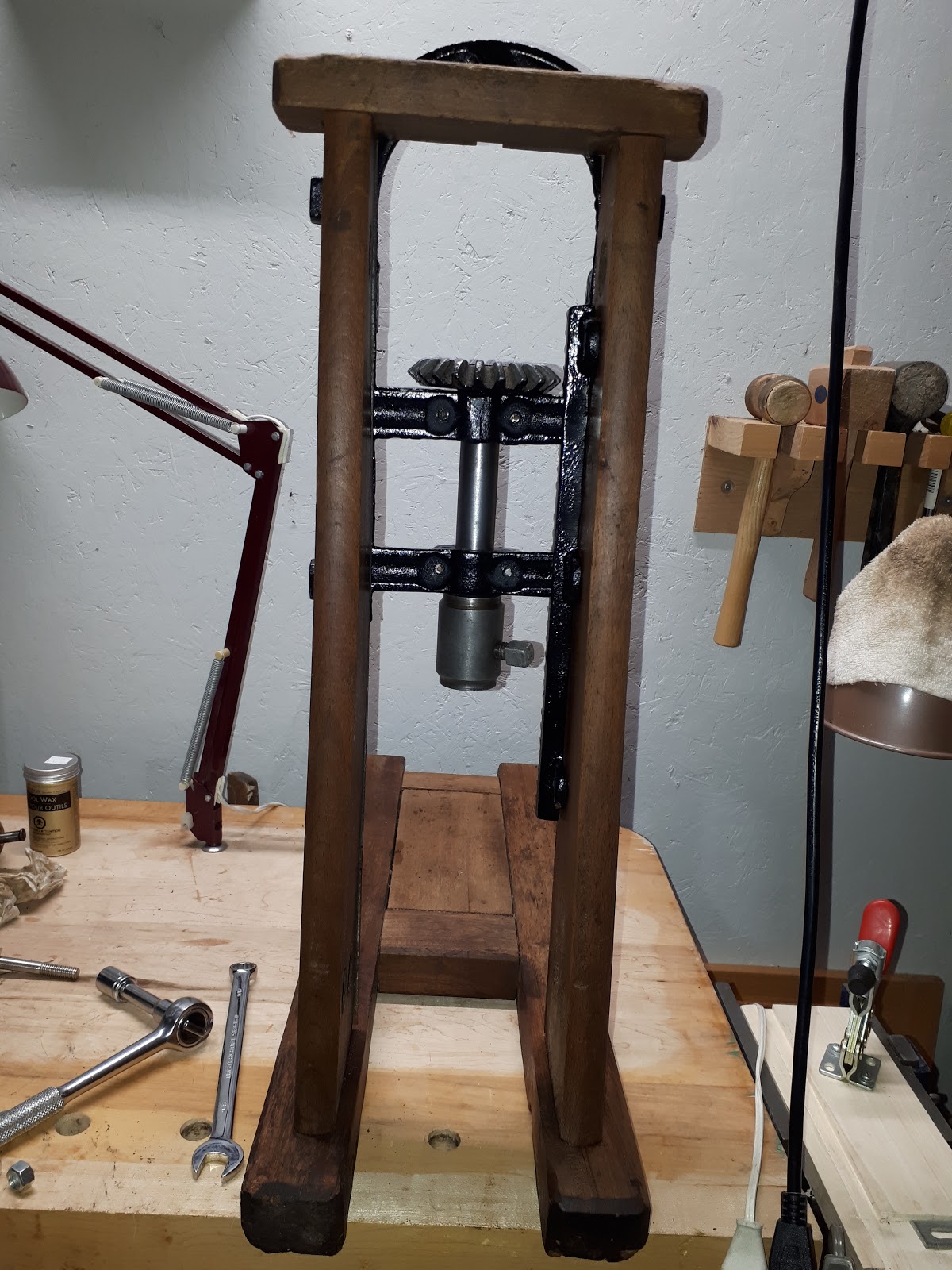 The Valley Woodworker: Beam Boring Machine Part 6