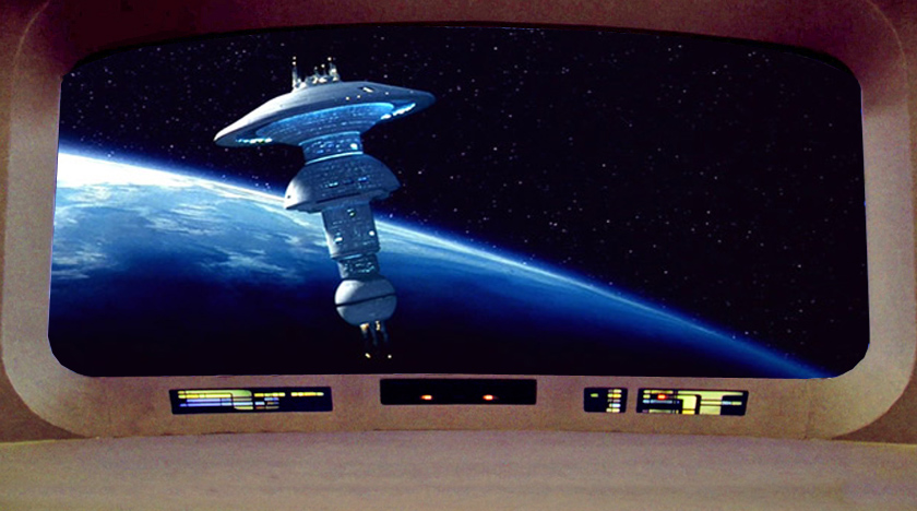 imid: Star Trek Next Generation ViewScreen in orbit