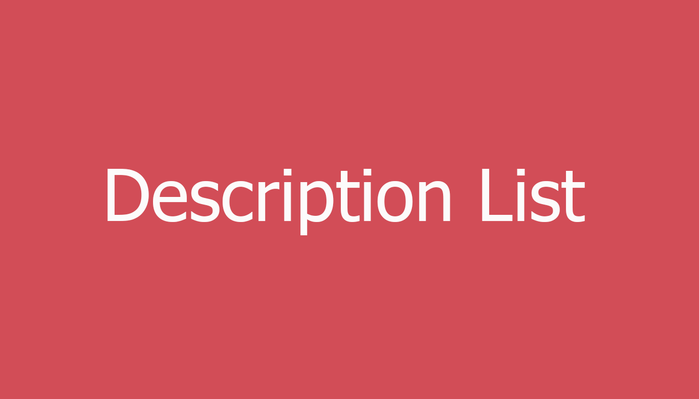Cara Membuat Description List di HTML dengan Tag dl, dt dan dd