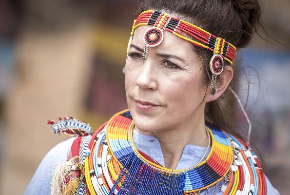 Danish Crown Princess Mary visited Kalama in Kenya