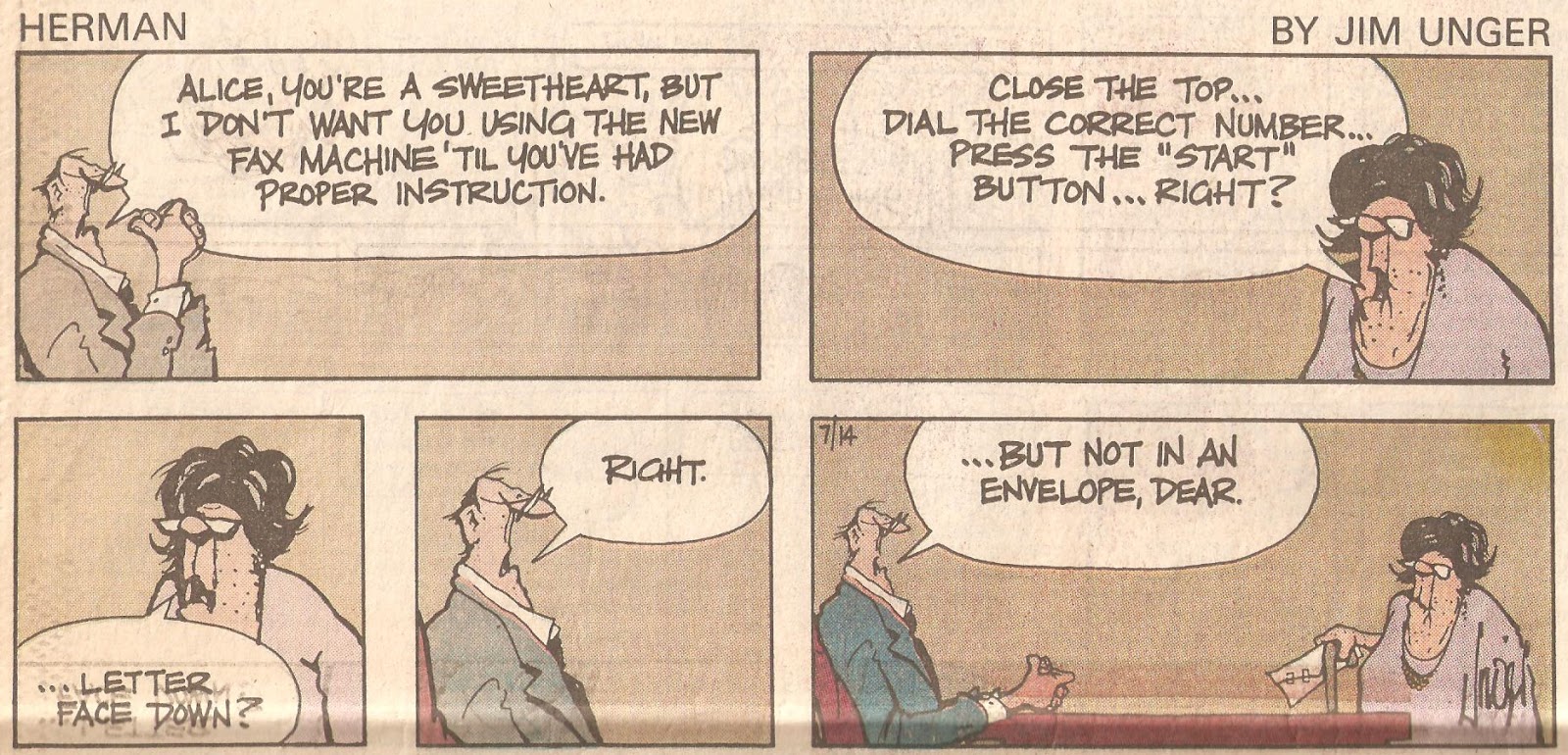 Sunday Comics Debt: Herman Comparison