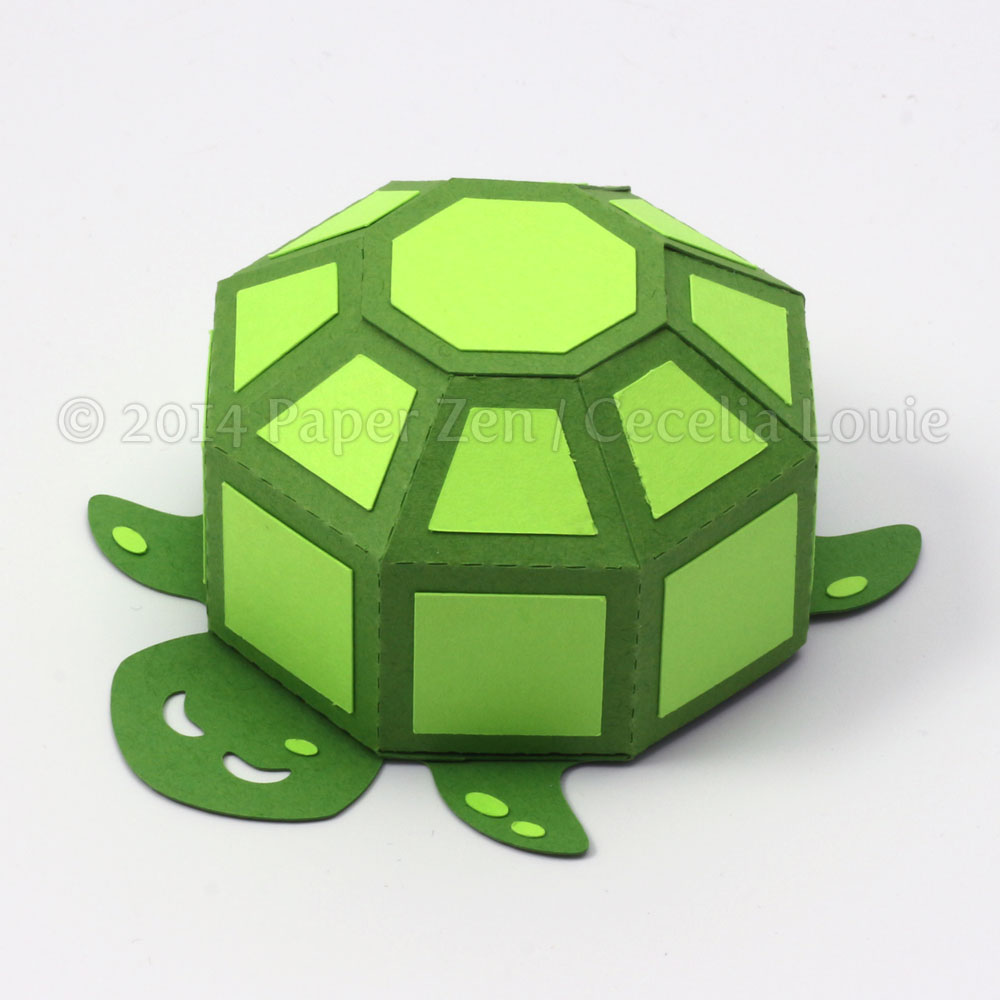 Welcome to Paper Zen ~ Cecelia Louie: Turtle Party Favor Gift Box