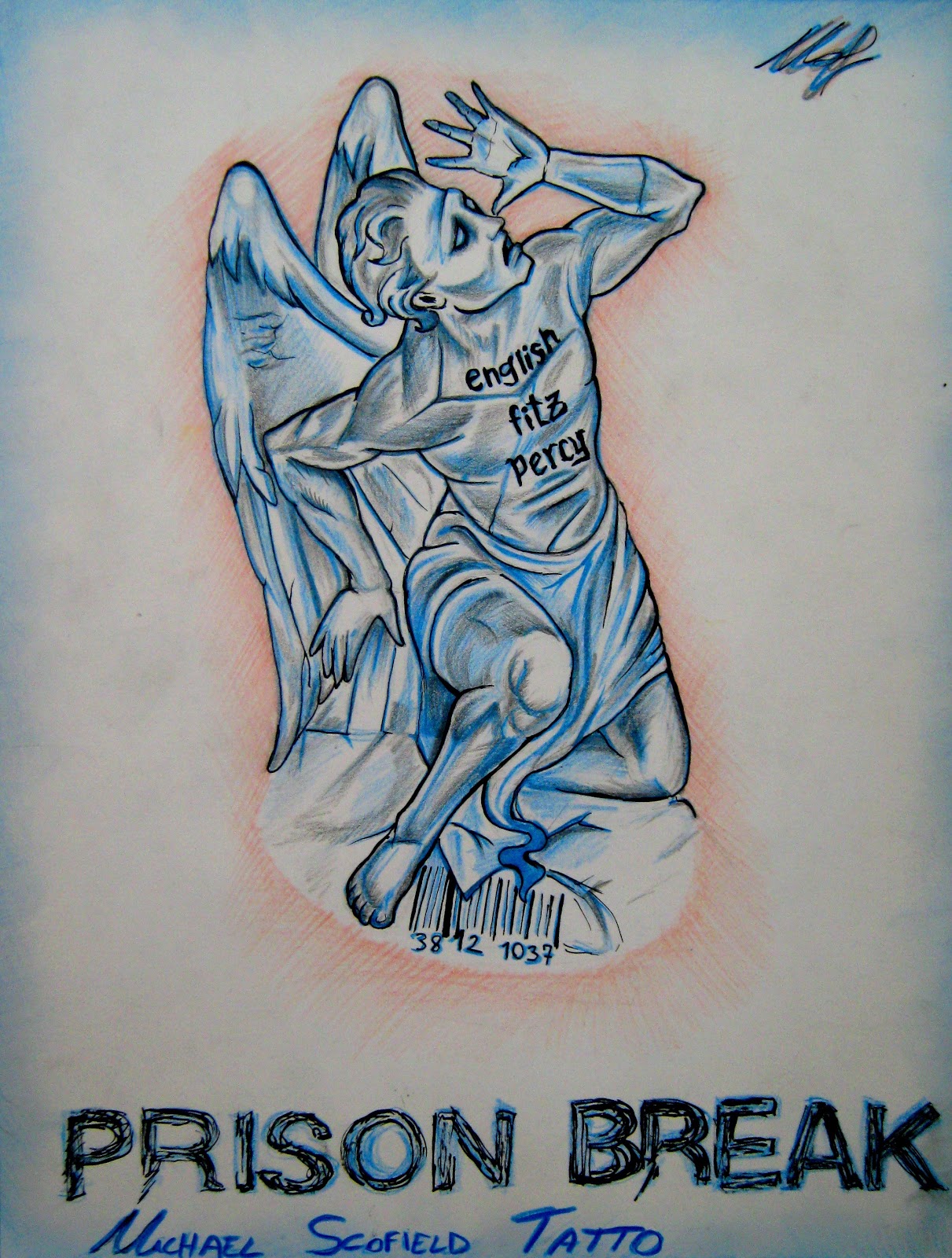 OUTSIDE ARTISTS: PRISON BREAK TATTOO 2 ( English Fitz or Percy what is ...