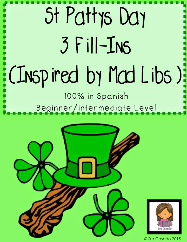 Sra Casado Teaches Bilinguals: St. Patrick's Day...In Spanish!