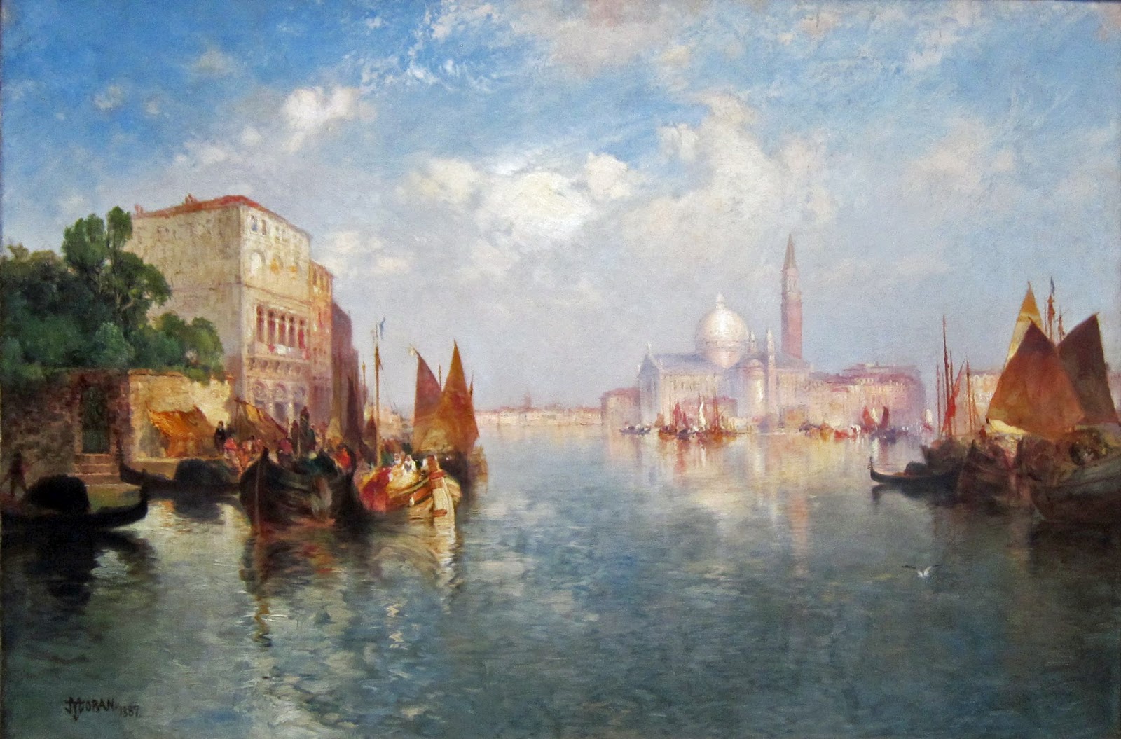 19th century American Paintings: Thomas Moran - Venice