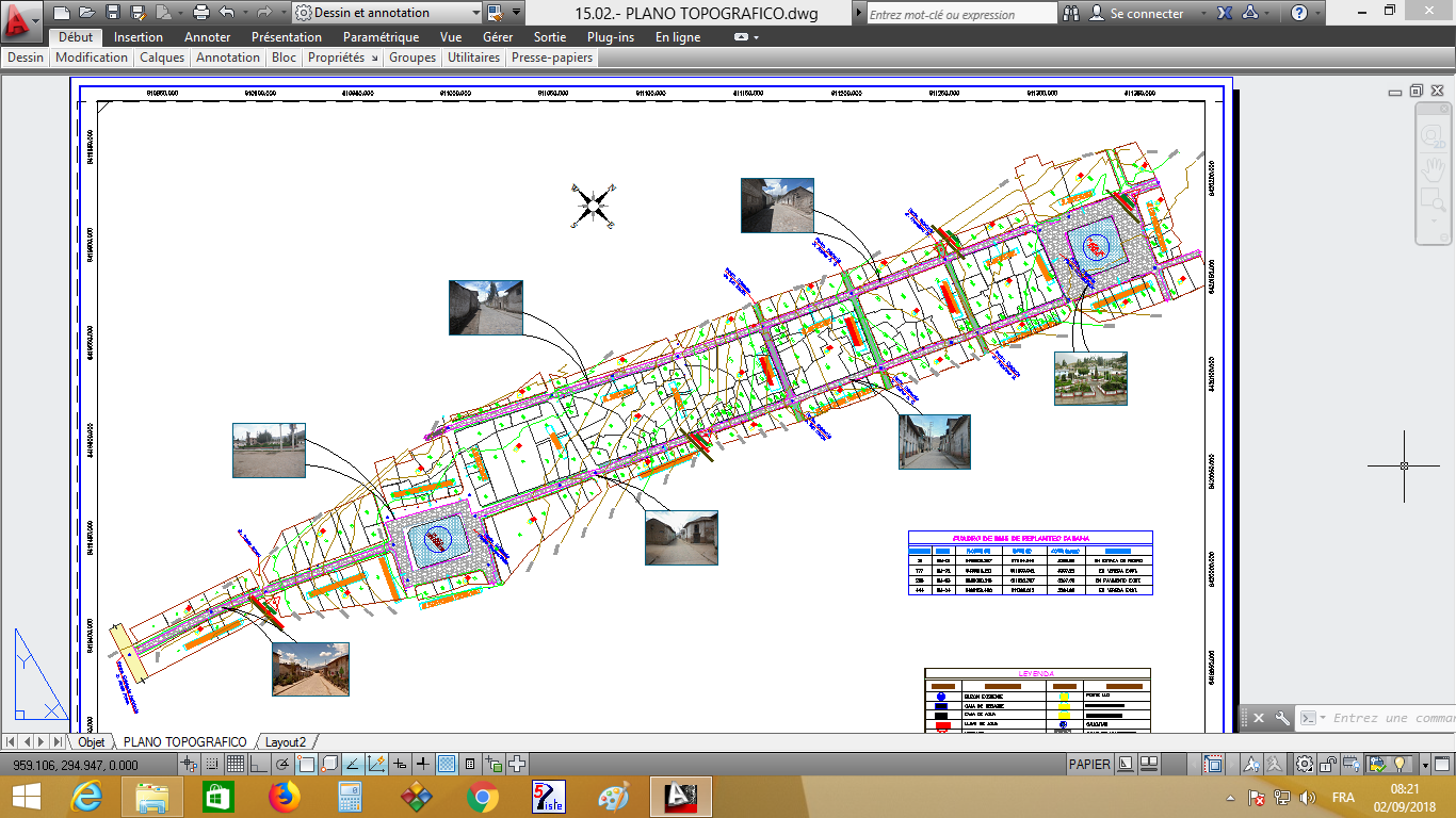 Fichés Autocad pour une étude VRD complet - FORMATION B.TP.H