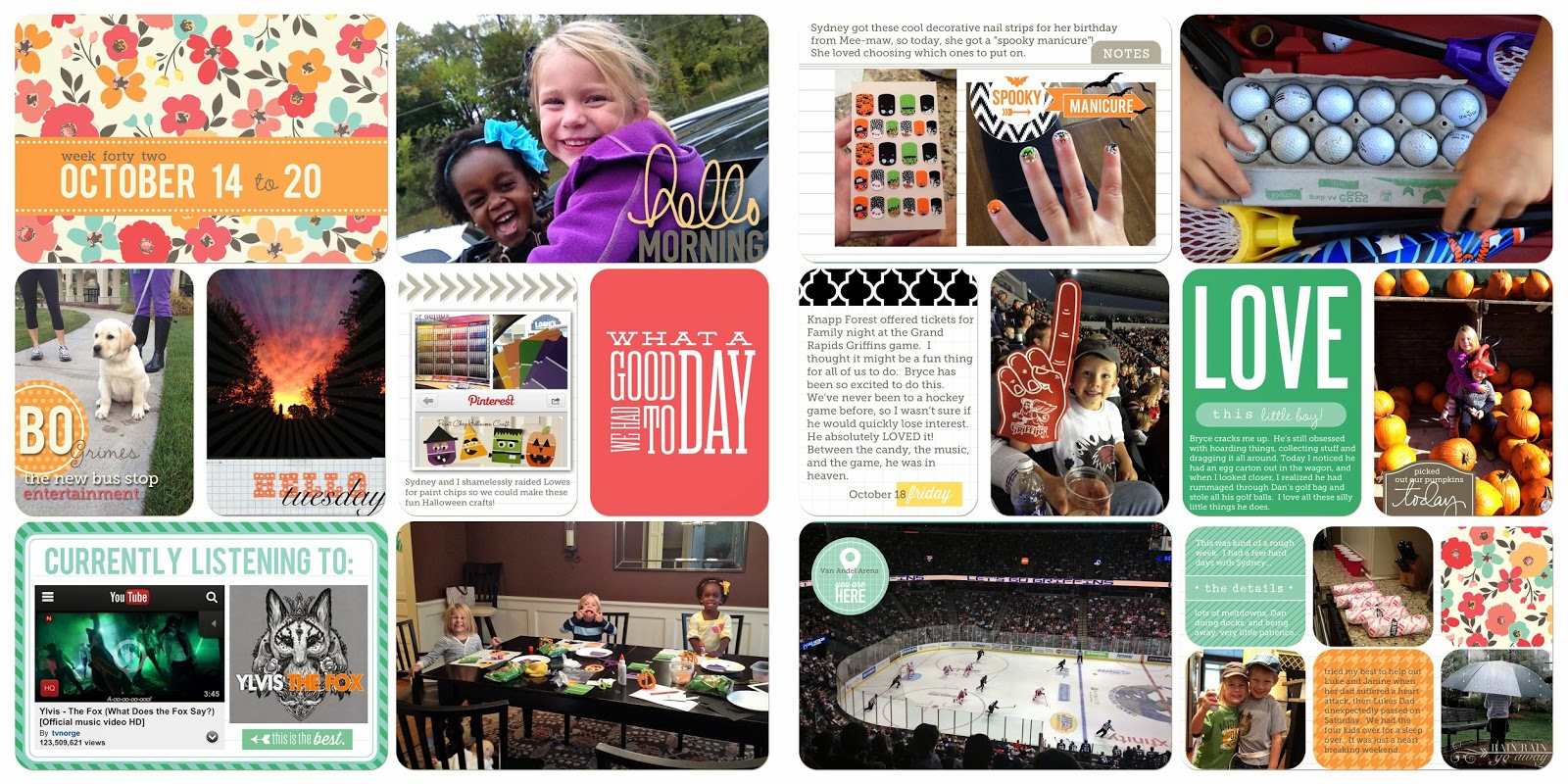 Peterson Stories: 2013 Project Life Pages...I'm done!