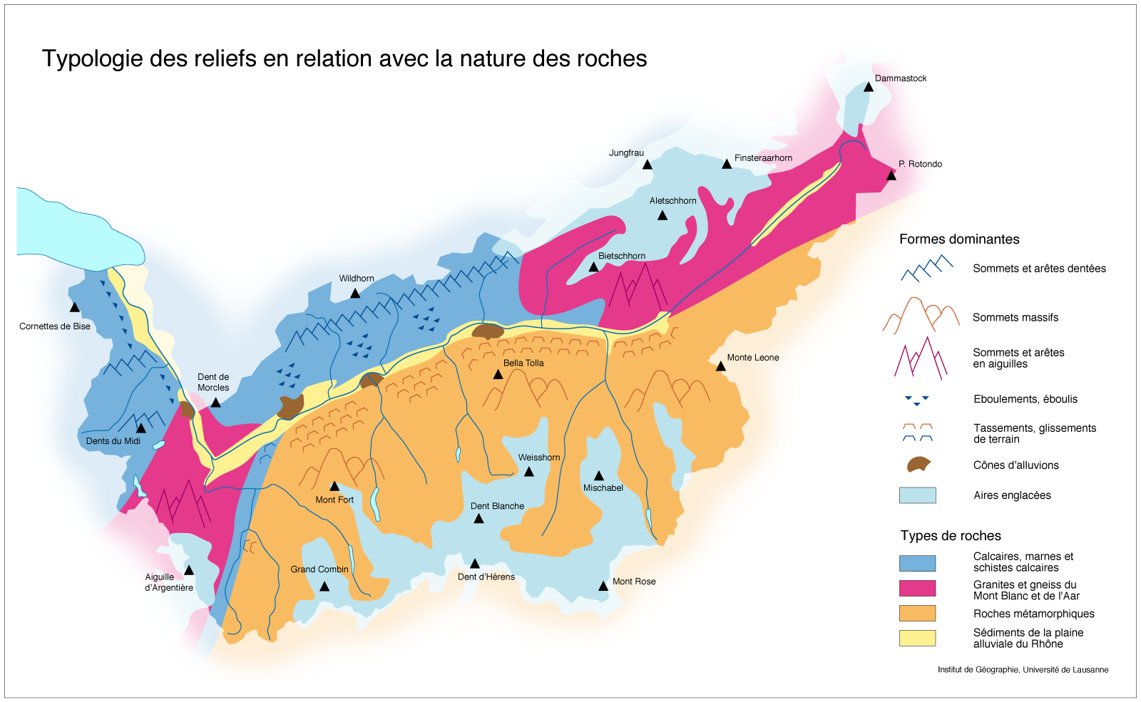 Topographie: Topographie, cartographie et geomorphologie