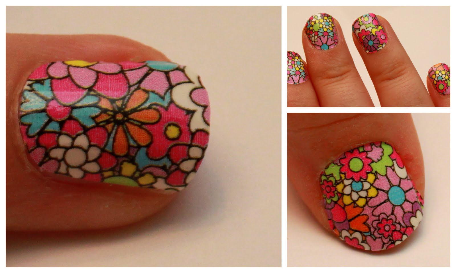 Here Comes The Fun: take a moment tuesday; flower power nails and joss ...