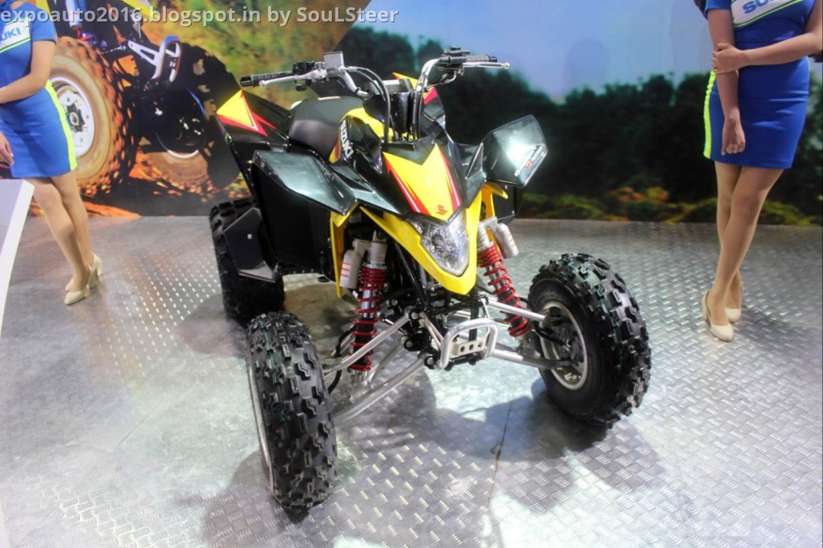 Auto Expo 2016 by SouLSteer: Suzuki Ozark 250 Quadrunner and QuadSport ...