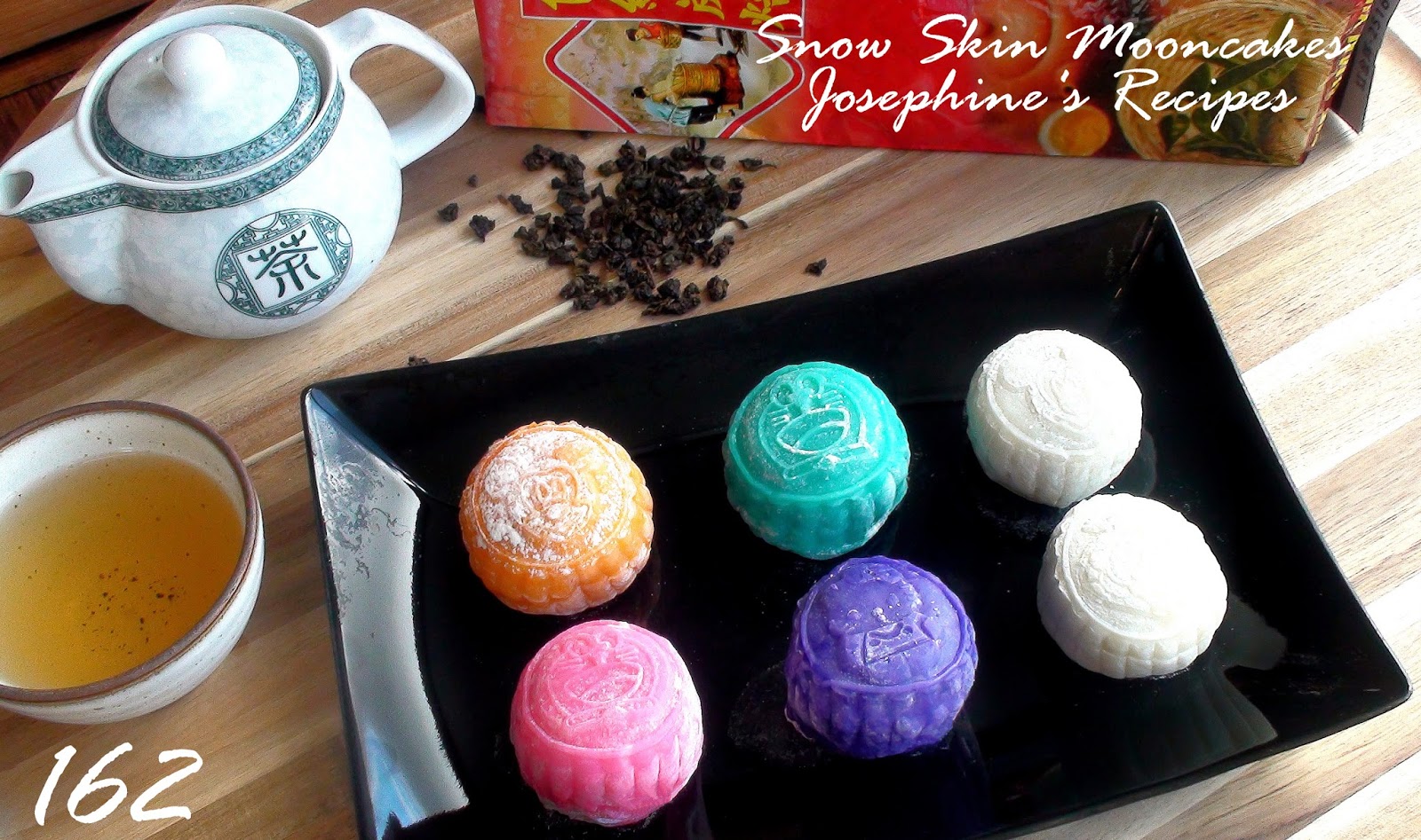 Josephine's Recipes: How To Make Rainbow Ice Skin Mooncake 教你做彩虹冰皮月饼 ...