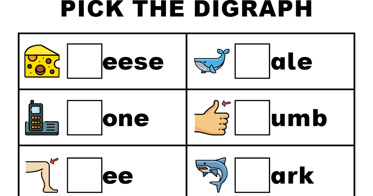 Beginning Consonant Blends and Digraphs Worksheets