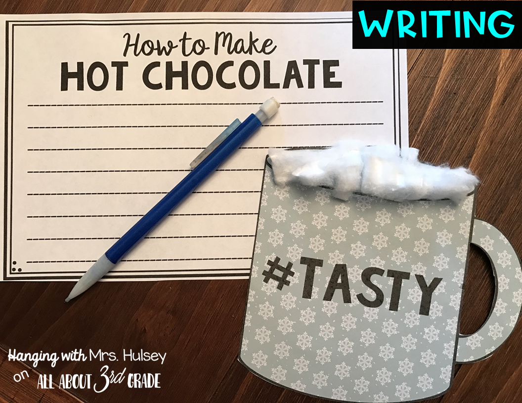 Hot Chocolate Mug Writing Template