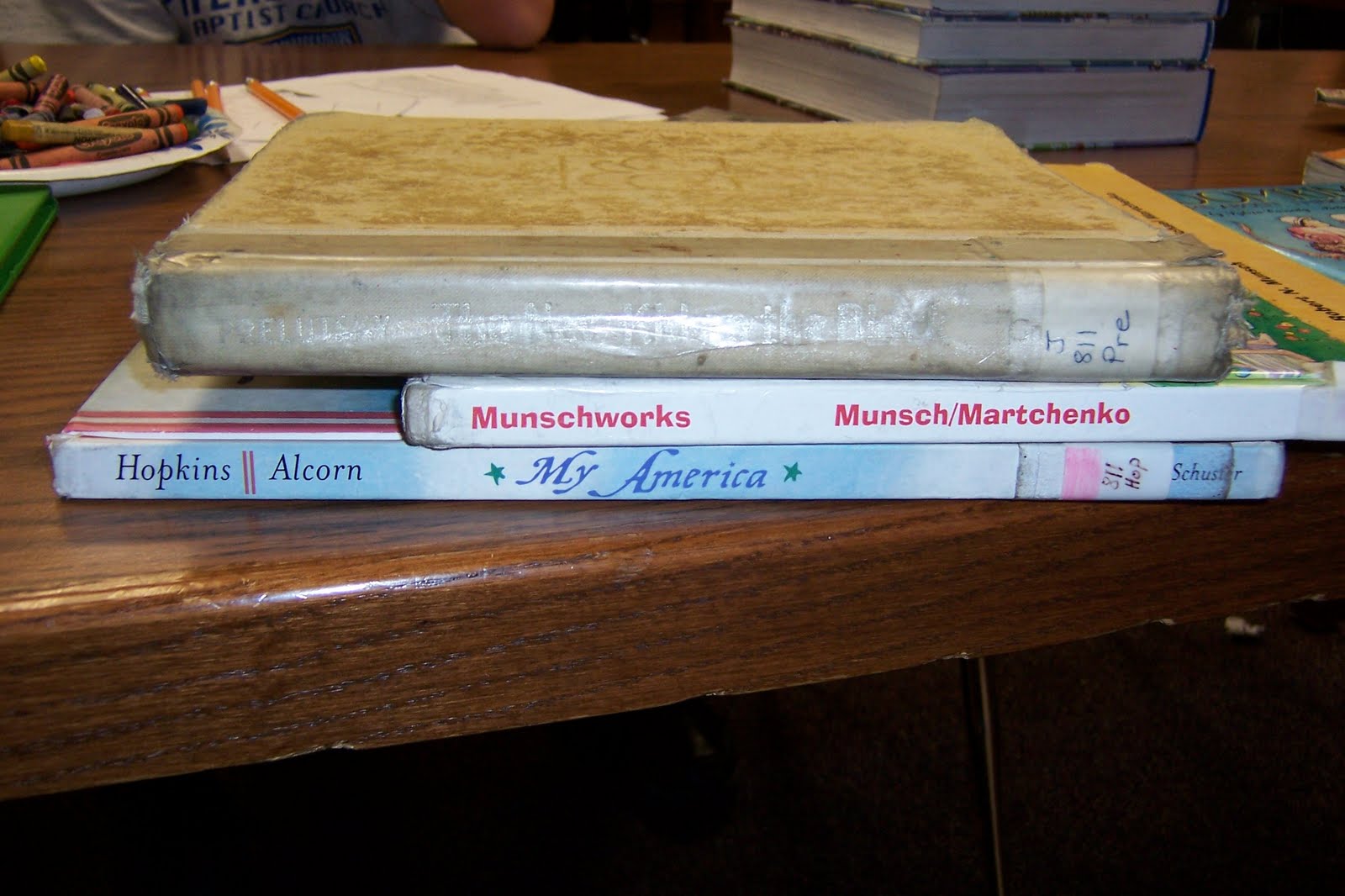 Booklady Speaks: Book Spine Poetry with 5th Graders