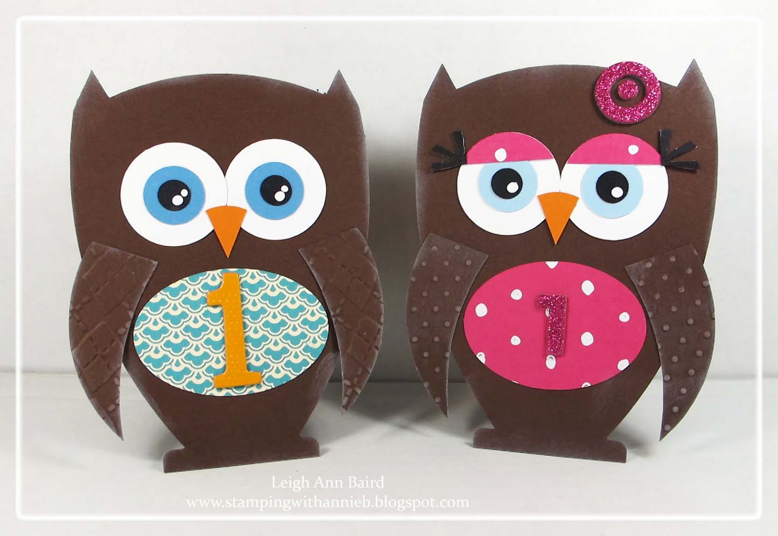 Paper Chase: Owl shaped cards