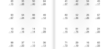 Todo un Mundo por Aprender: Libro de Restas Llevando y sin Llevar de ...
