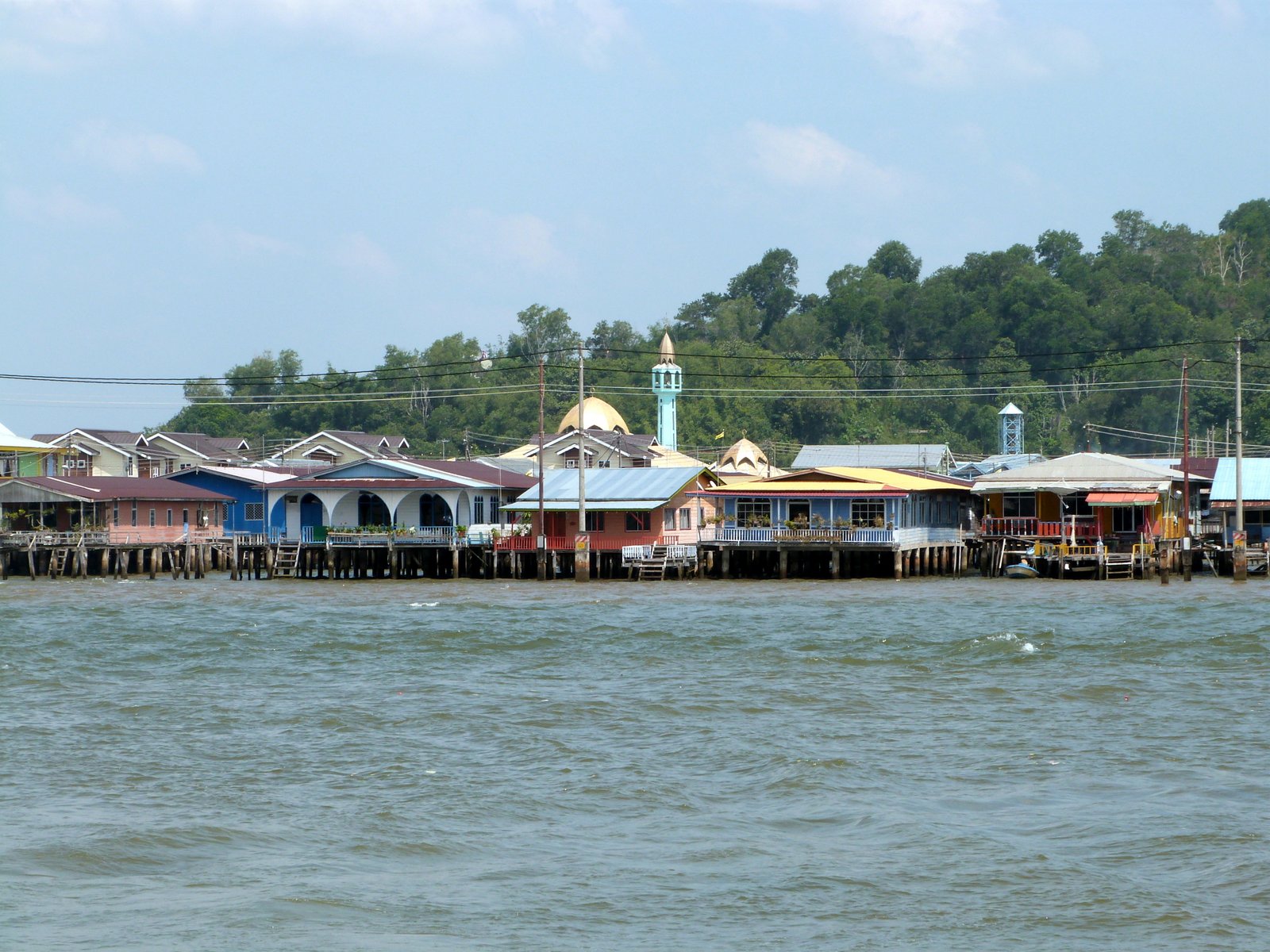 Cop Out's Big Adventures: Stilt village with the school