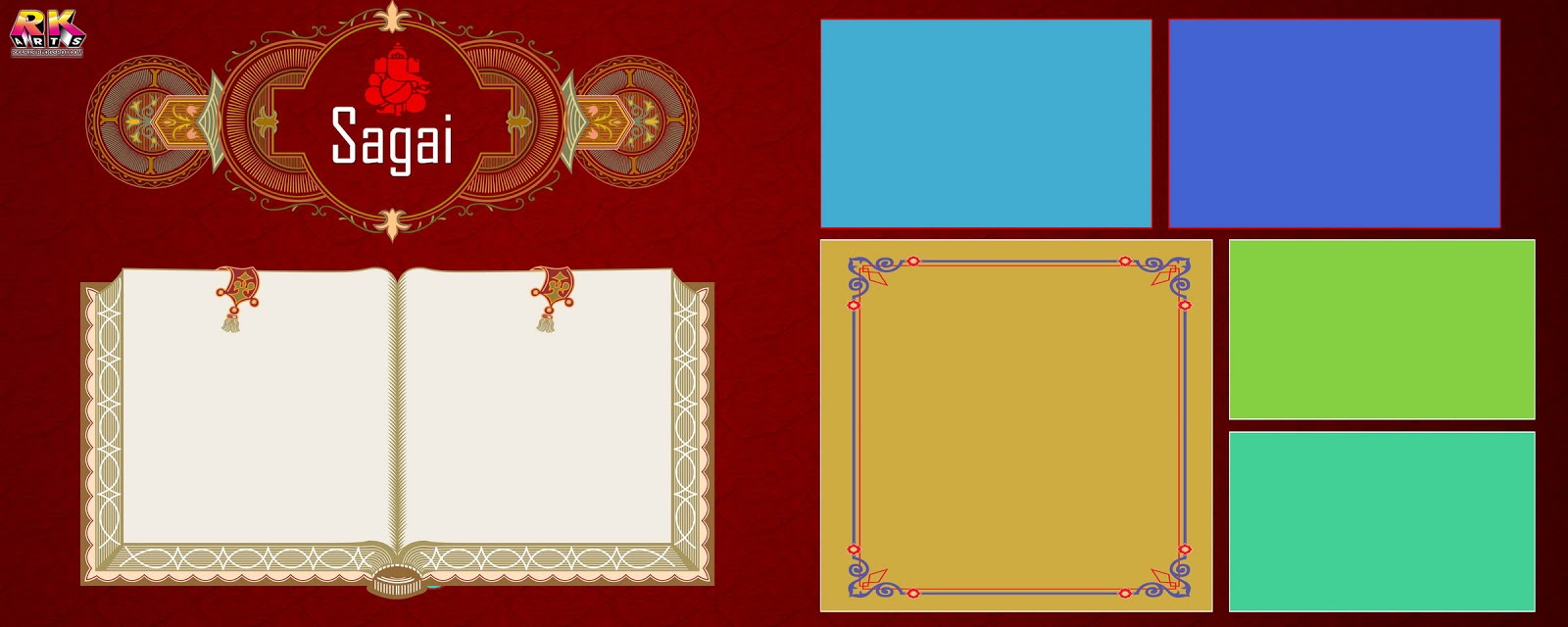 Indian Tradition Wedding Album Design Vol-1 12x30 - RK arts