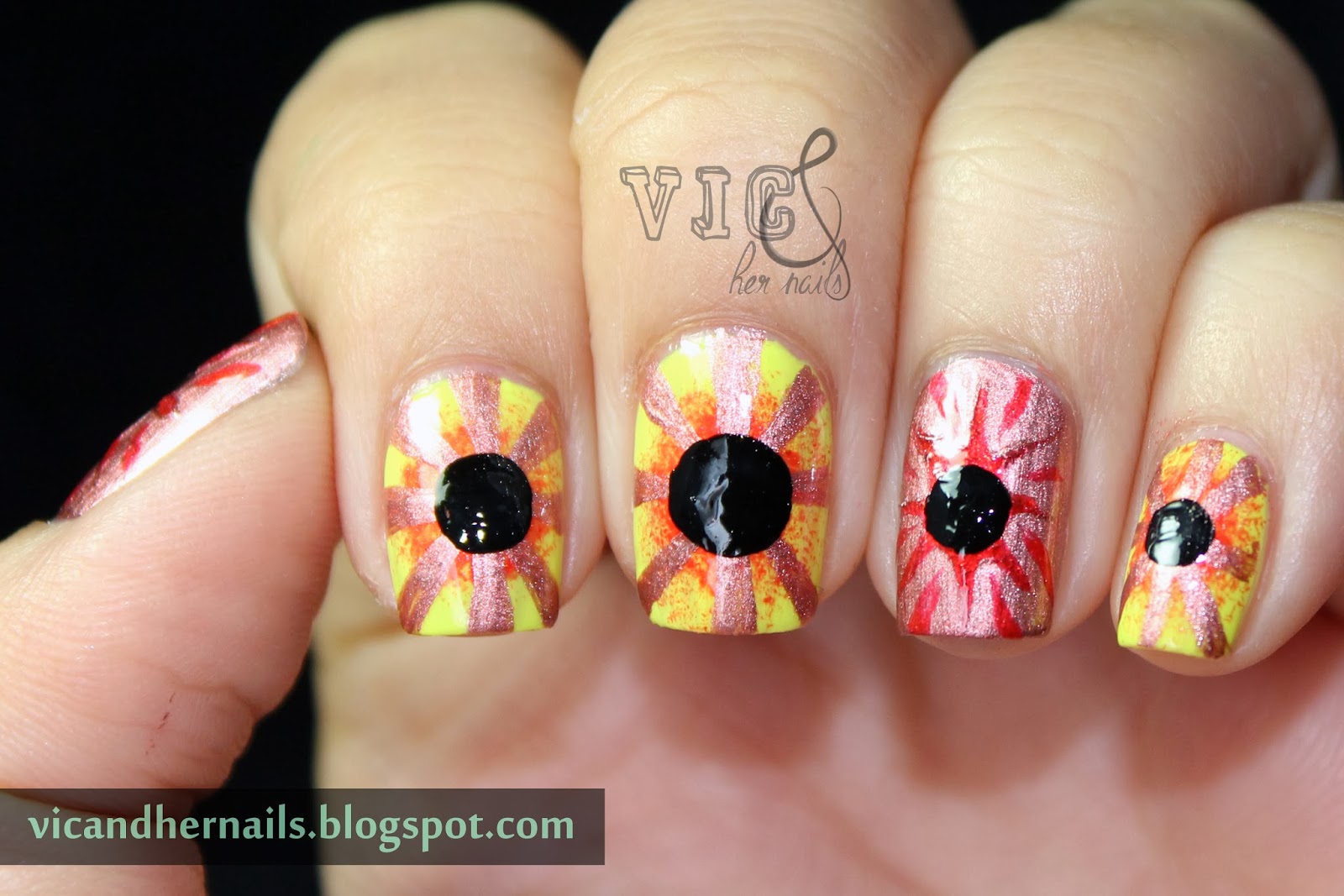 Vic and Her Nails: November N.A.I.L. - Theme 1: Solar Eclipse