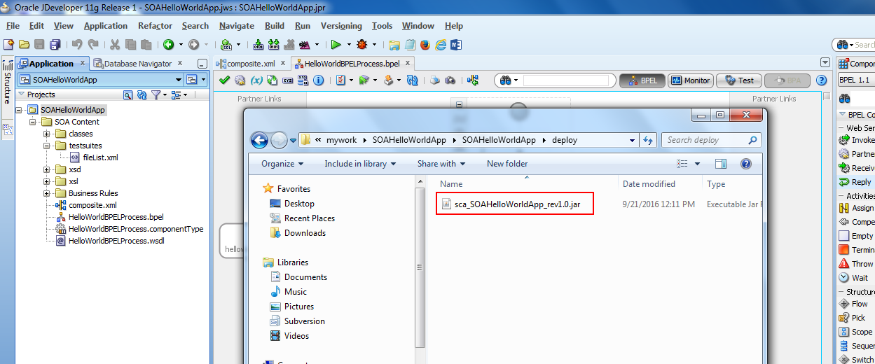 Oracle Identity Manager Academy: SOA - Hello World SOA Composite ...
