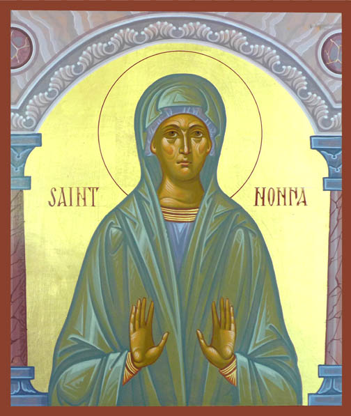 Saint Nonna, Mother of Saint Gregory the Theologian (August 5th) : r ...