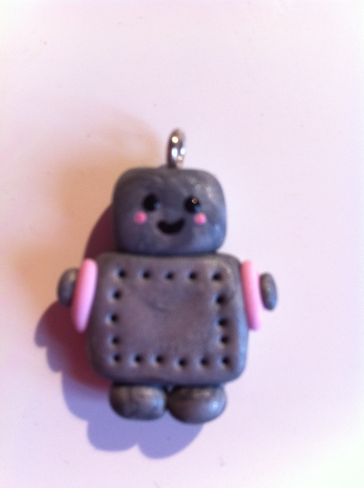 DreamFimoCharms: Tutorial: Polymer clay Robot charm
