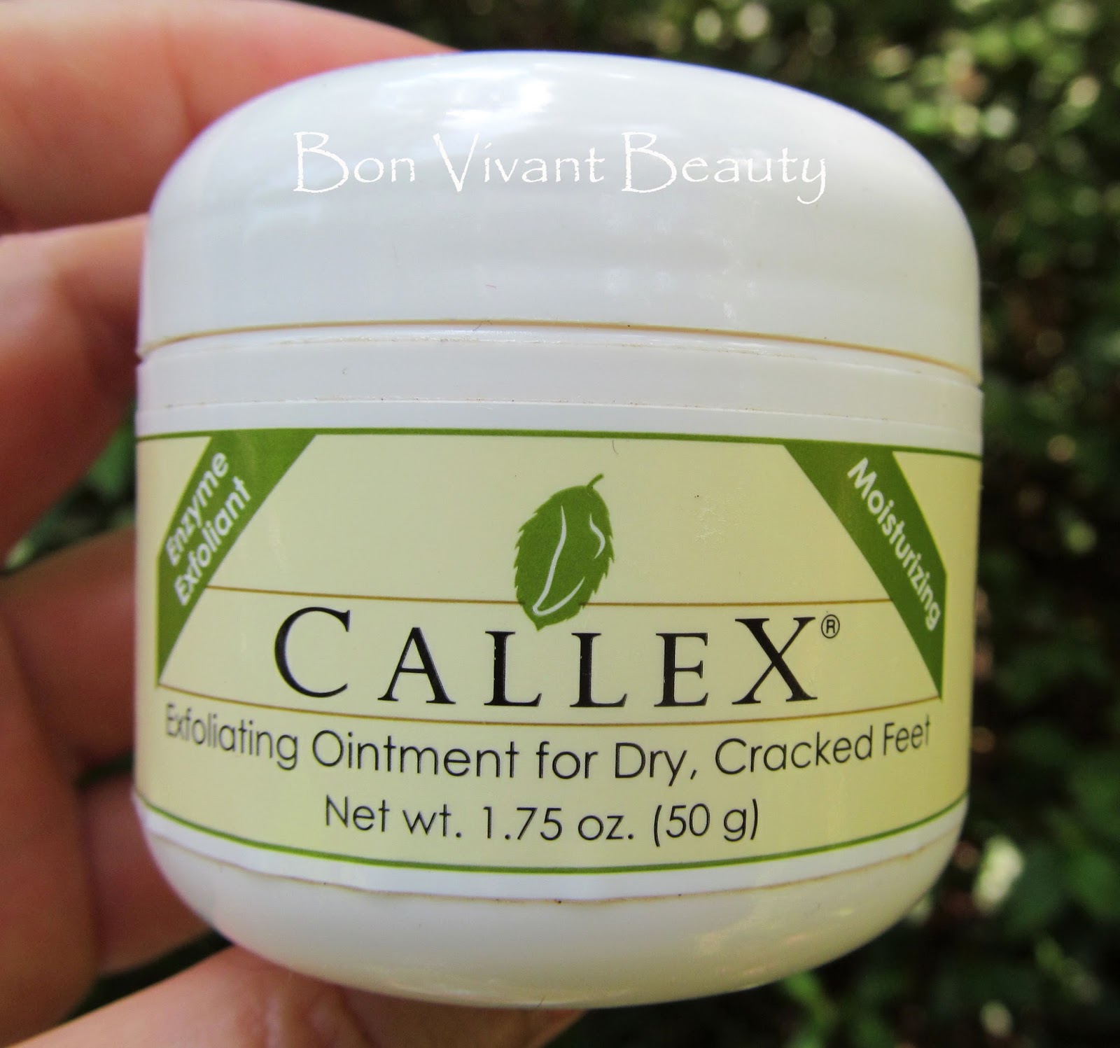 Bon Vivant Beauty: Callex: Exfoliating Ointment for Dry, Cracked Feet