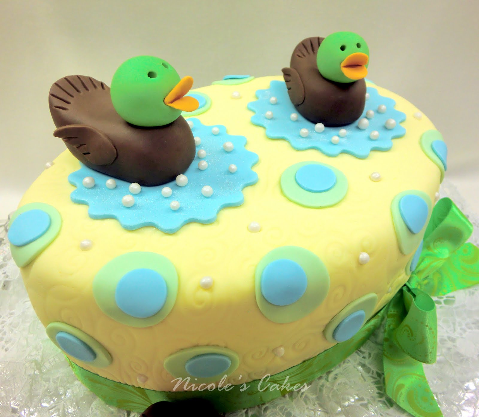 Confections, Cakes & Creations!: 'Just Ducky!'... A Baby Shower Cake Confections, Cakes & Creations!: 'Just Ducky!'... A Baby Shower Cake