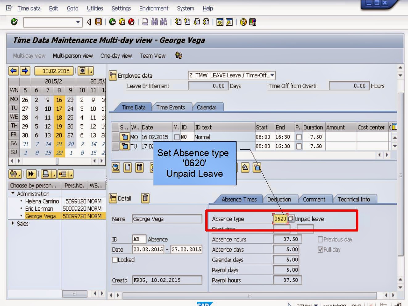 青蛙SAP分享 Froggy's SAP sharing: SAP HCM Time Management : Recording Time ...