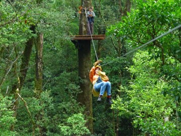 TURISMO DE AVENTURA: Canopy En El Salvador