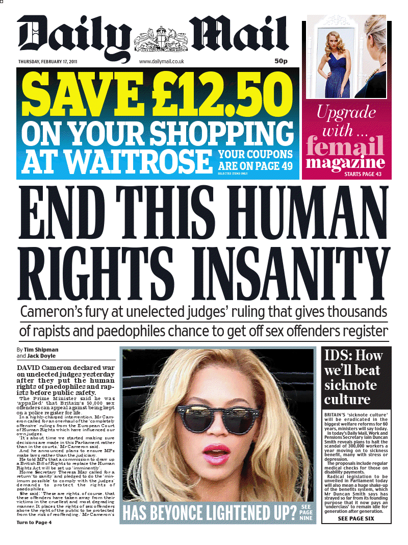 Miss Cellania: The Daily Mail