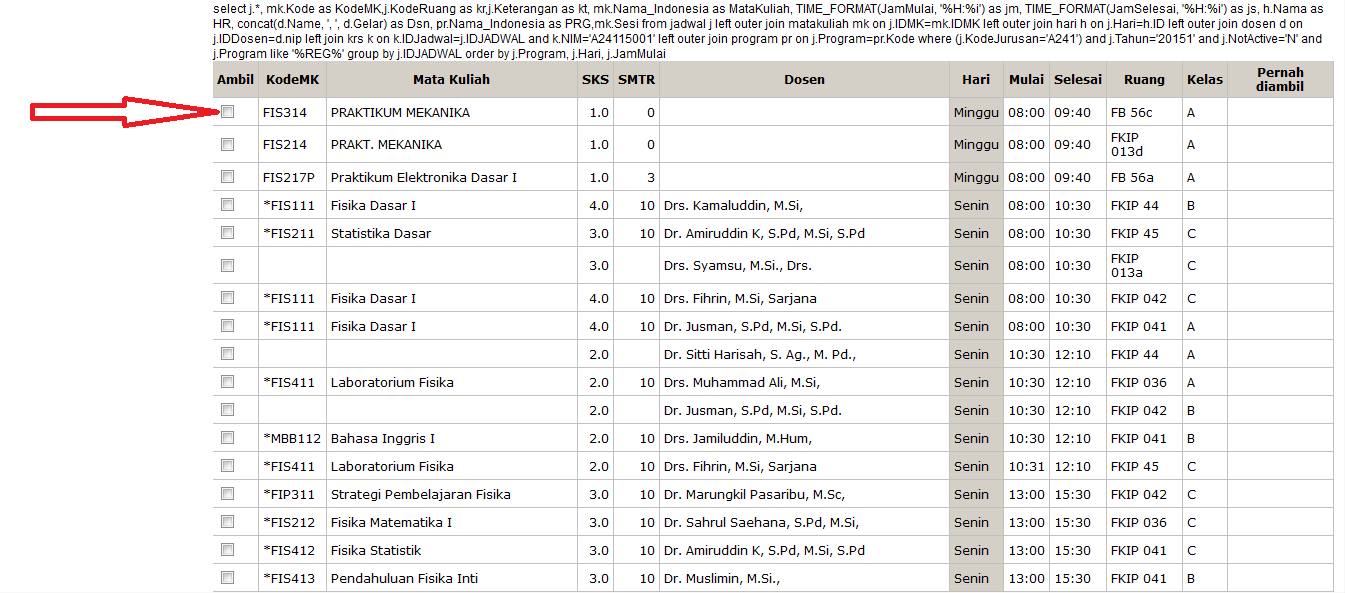 Tutorial KRS Online di siakad UNTAD - INSAF15