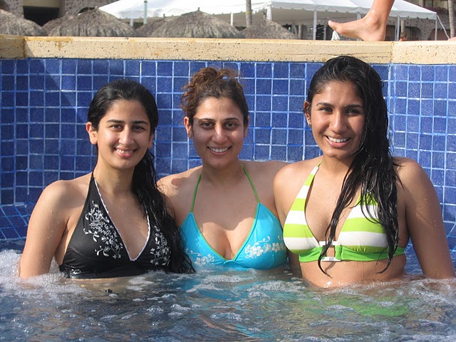 Enjoy Indian Real Life Indian Girl In Swimming Dress At Water Pool Park