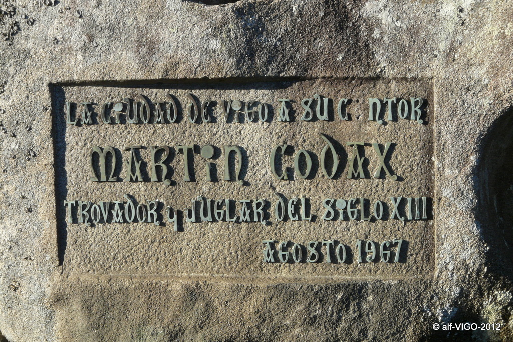 ALF ESCULTURAS Y MONUMENTOS: "Monumento a Martín Codax"