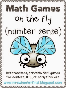 Mrs. Wheeler's First Grade Tidbits: Math Games on the Fly
