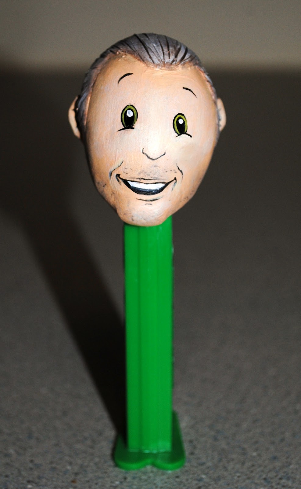 One-Eyed Girl: custom pez
