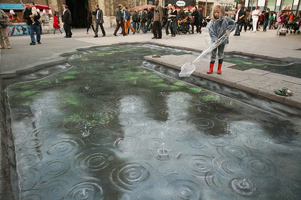Arte Urbano 3D: Julian Beever ~ Sorprendo