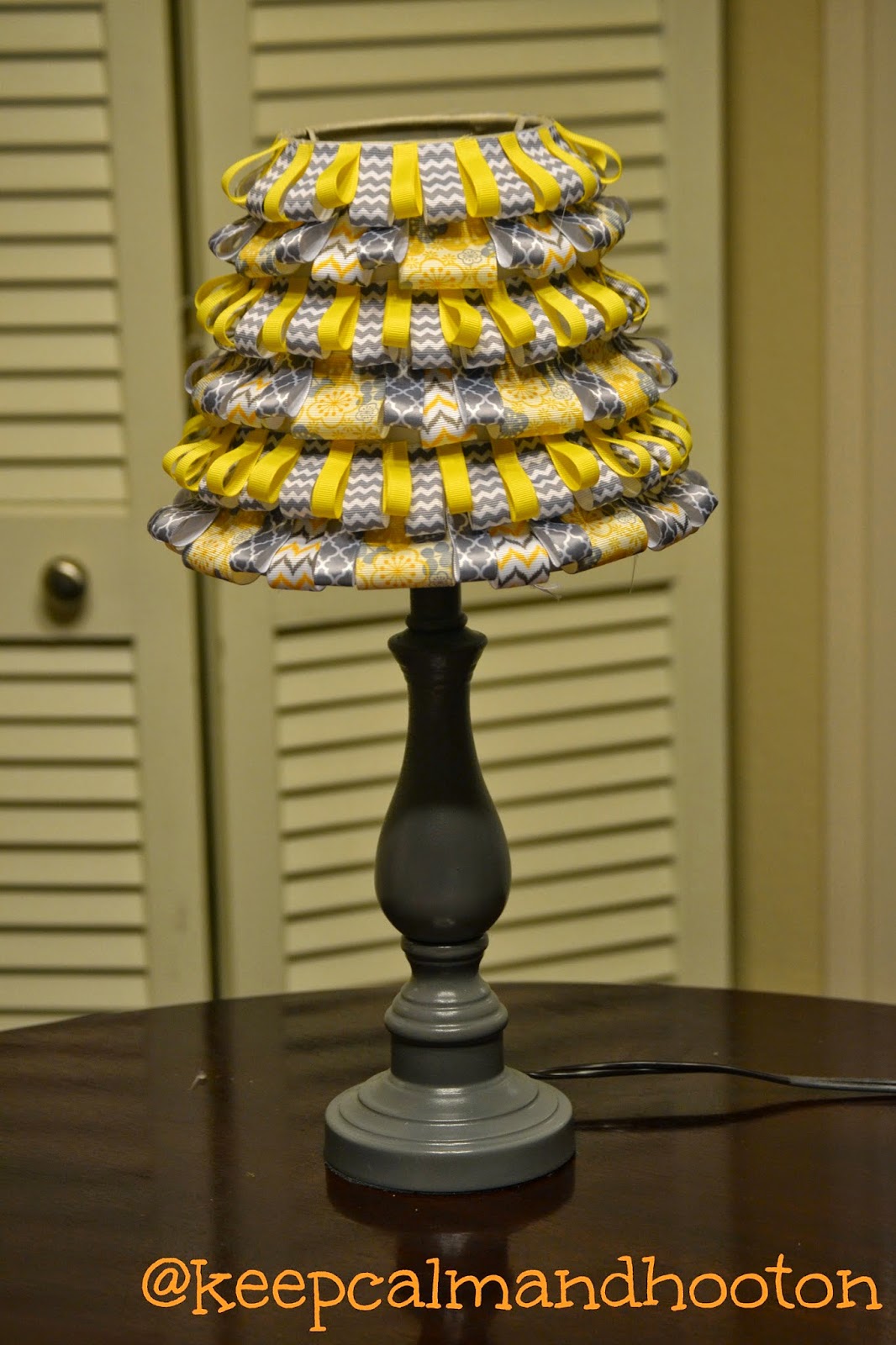 Keep Calm and Hoot On: Monday Made It: New Lamp