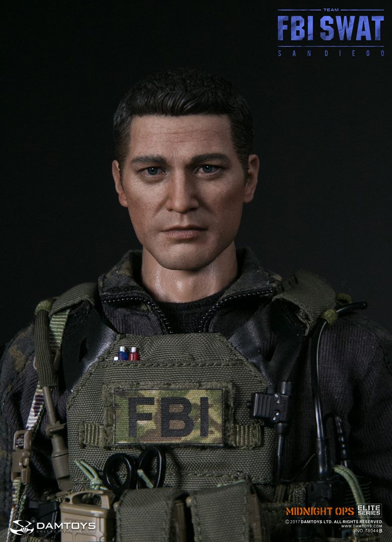 toyhaven: Dam Toys 1/6th scale FBI SWAT Team Agent San Diego Midnight ...
