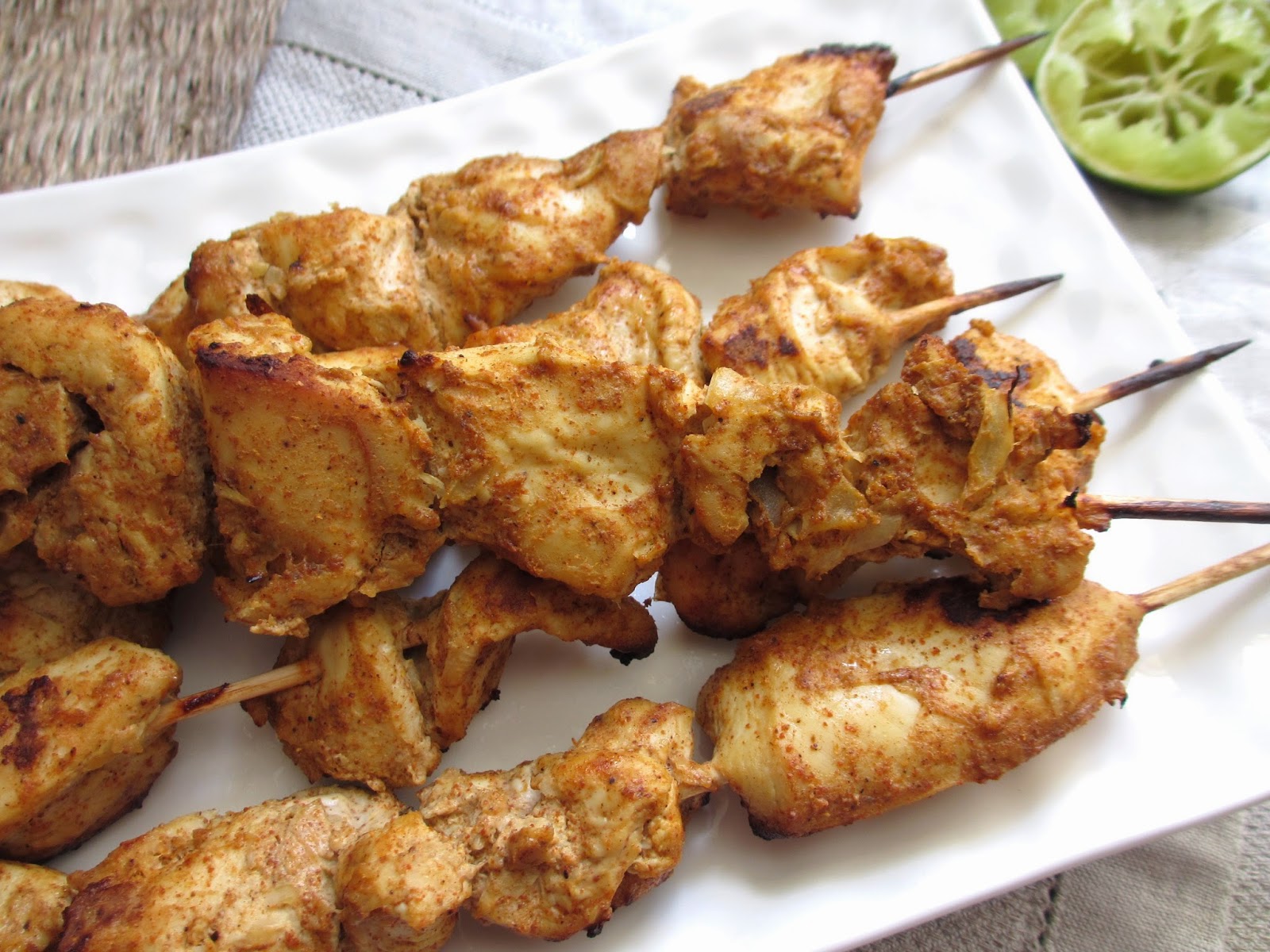 COOKING JULIA : BROCHETTES DE POULET TANDOORI