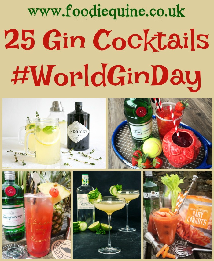 25 Gin Cocktails for World Gin Day | Foodie Quine - Edible Scottish ...