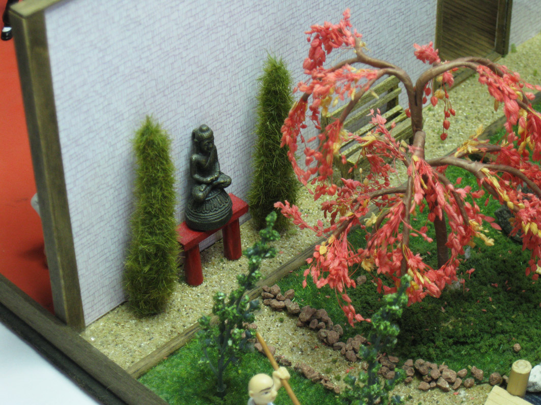 themes 43: Diorama Martial art Dojo / Zen Garden