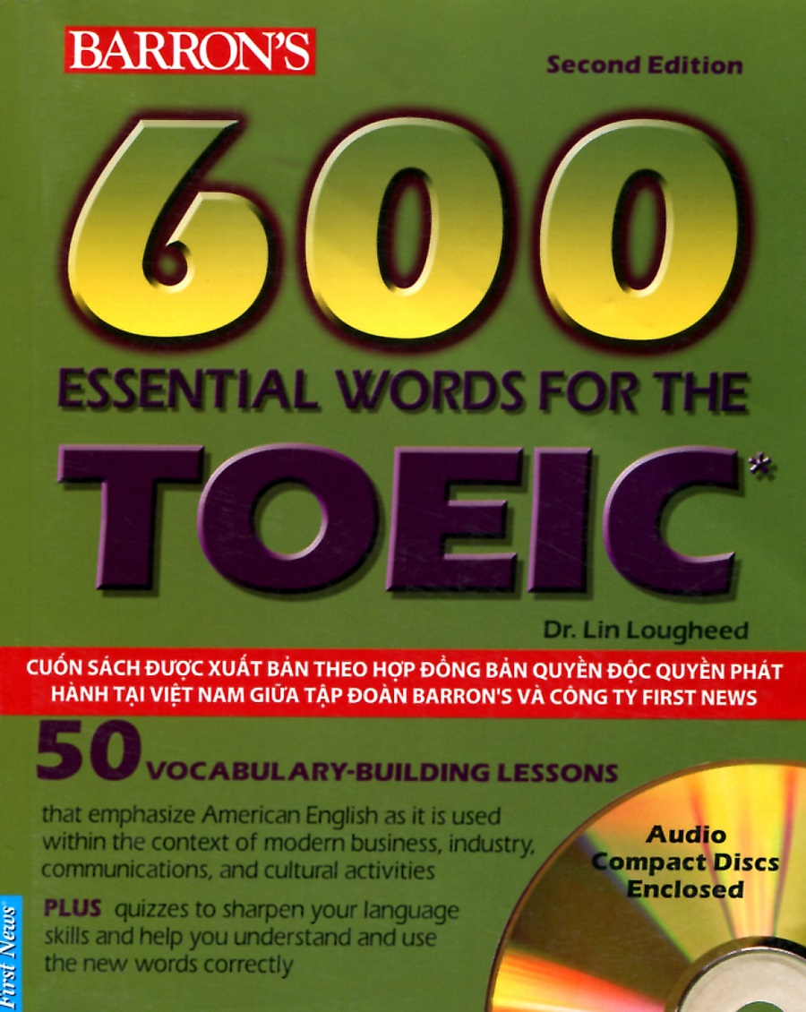 Sách 600 từ vựng TOEIC – 600 Essential Words for the TOEIC