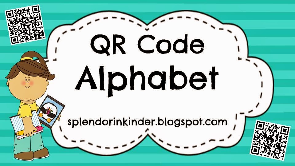 Splendor in Kinder: QR Code Alphabet Activity