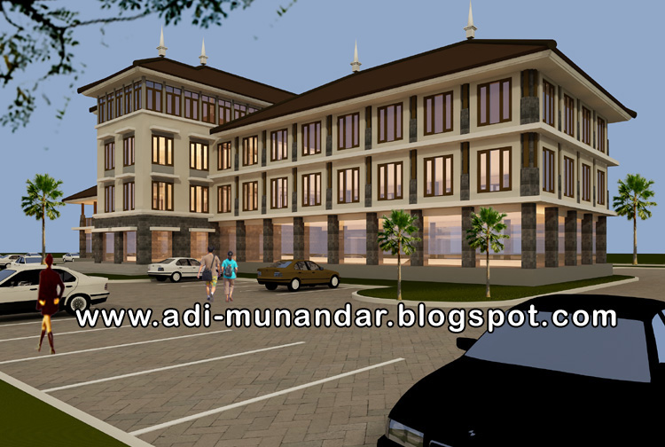 Desain Arsitektur Bali Kontemporer di Hotel Legian Bali